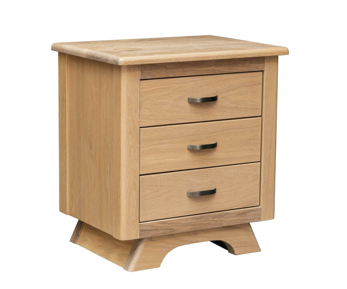 Neptune 3 Drawer Nightstand | Atlantic City Barstool Brothers