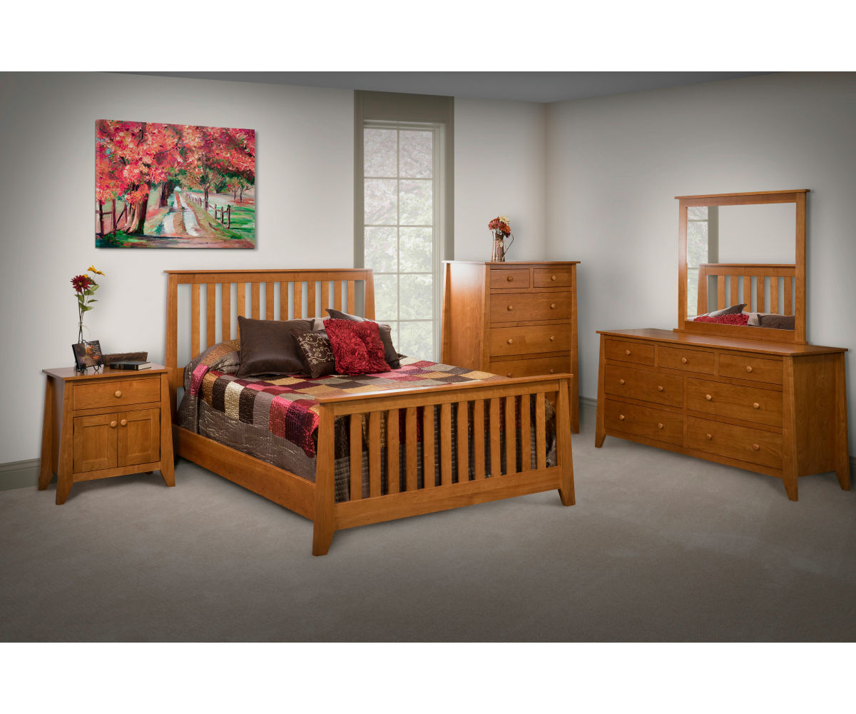 Berwick Slat Panel Bed | Atlantic City Barstool Brothers